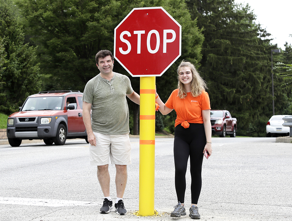 Stop sign often knocked down becomes beacon of resiliency | News ...